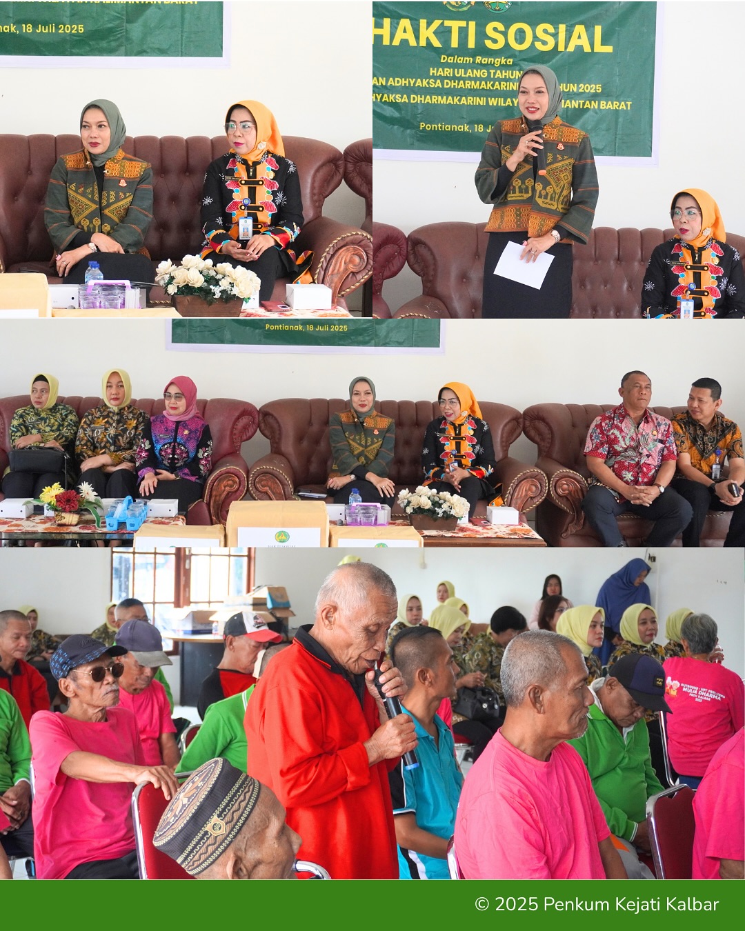 BHAKTI SOSIAL DALAM RANGKA HUT XXV IKATAN ADHYAKSA DHARMAKARINI TAHUN 2025 – Kejati-Kalbar.go.id