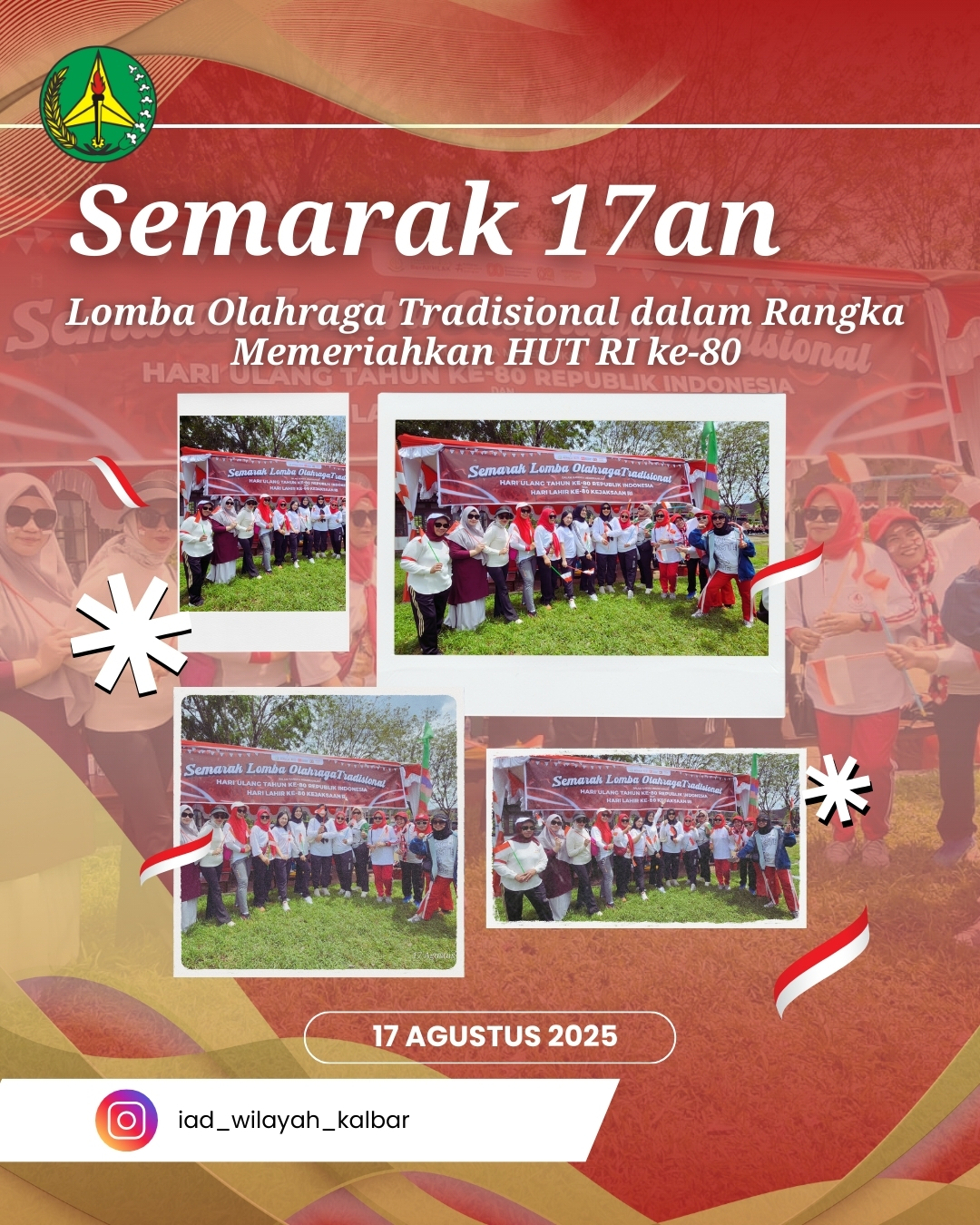 LOMBA OLAHRAGA TRADISIONAL DALAM RANGKA HUT RI KE-80 – Kejati-Kalbar.go.id